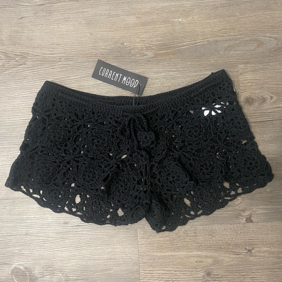 Dolls Kill | Shorts | Dolls Kill Current Mood Palms Retreat Crochet ...